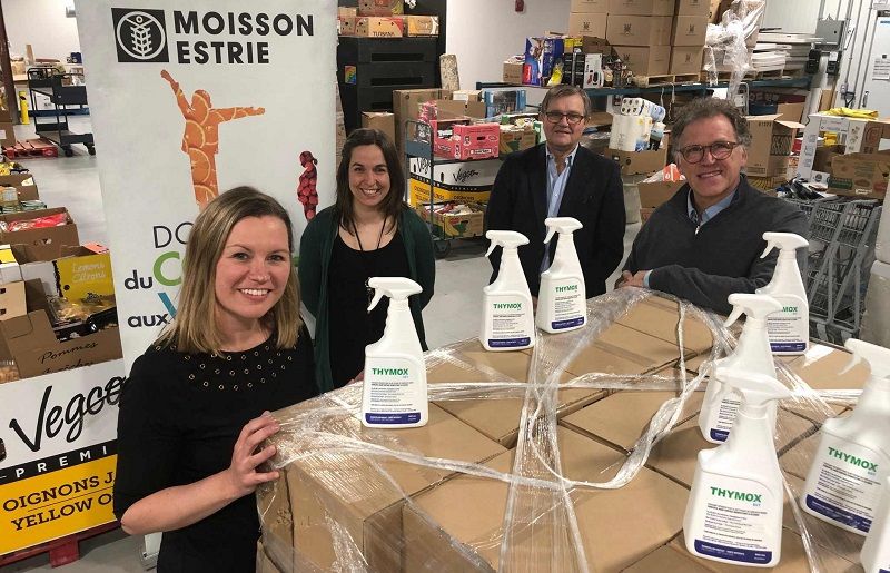 1000 bouteilles de désinfectant pour Moisson Estrie - ACTUALITÉS - Ça ...