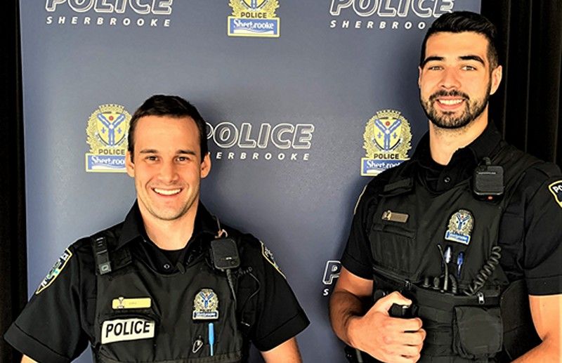 Deux patrouilleurs du Service de police de Sherbrooke sauvent une vie ...