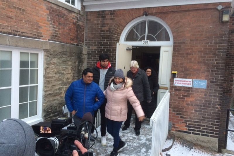 Enfin la liberté pour la famille Rodriguez-Flores … pour l’instant ...