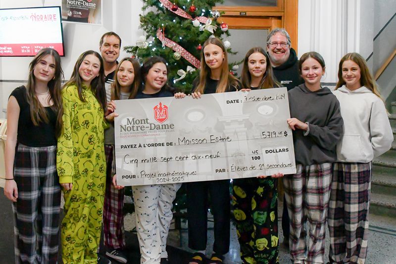 Les élèves du Mont Notre-Dame amassent plus de 5 700 $ pour Moisson ...